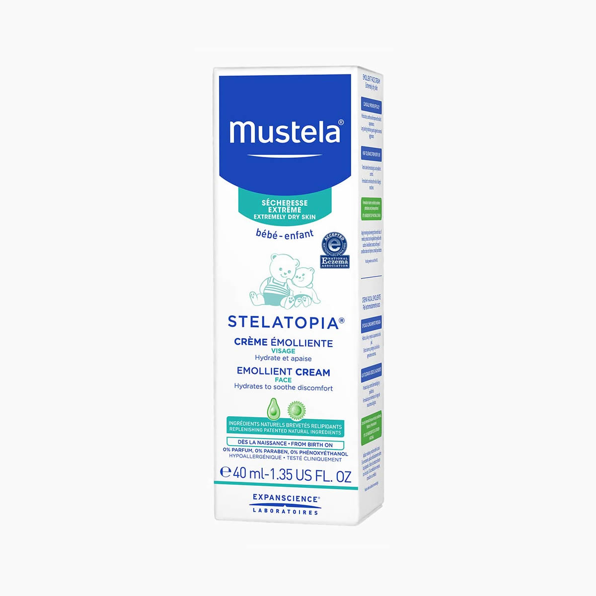 Mustela Stelatopia Emollient Face Cream - Primac Baby
