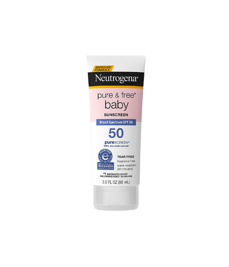 Neutrogena Pure & Free Baby sunscreen - Primac Baby